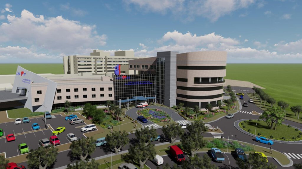 The New Cardiovascular Tower: A Protected Building at Tel Hashomer - Tafnit